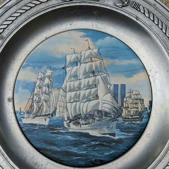 dunbury mint | Other | Americas 20th Birthday Nautical Tall Ships Plate ...